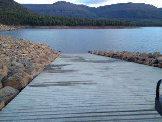 Huntsman Lake boat ramp reopened