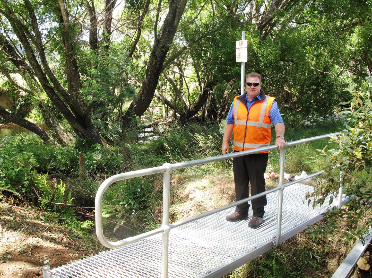 New footbridge improves access on the River Leven