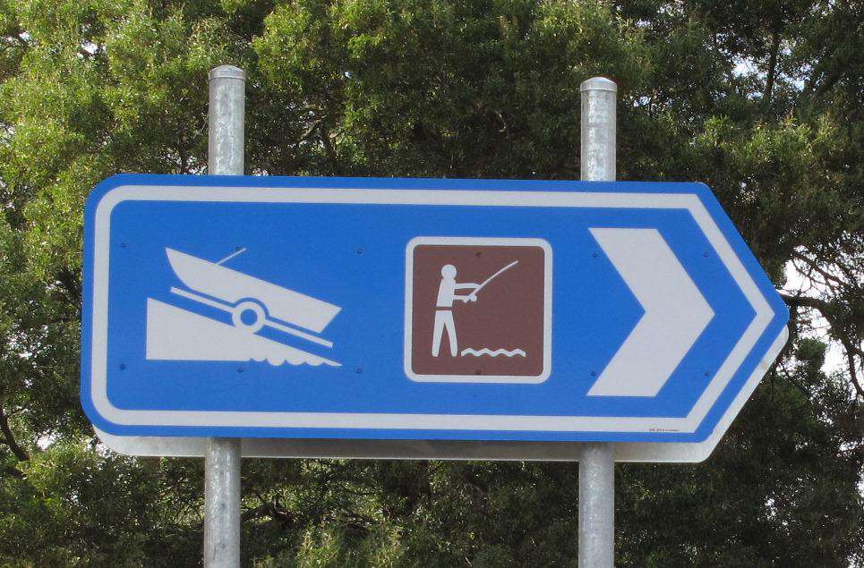 Lake Echo dam wall boat ramp open