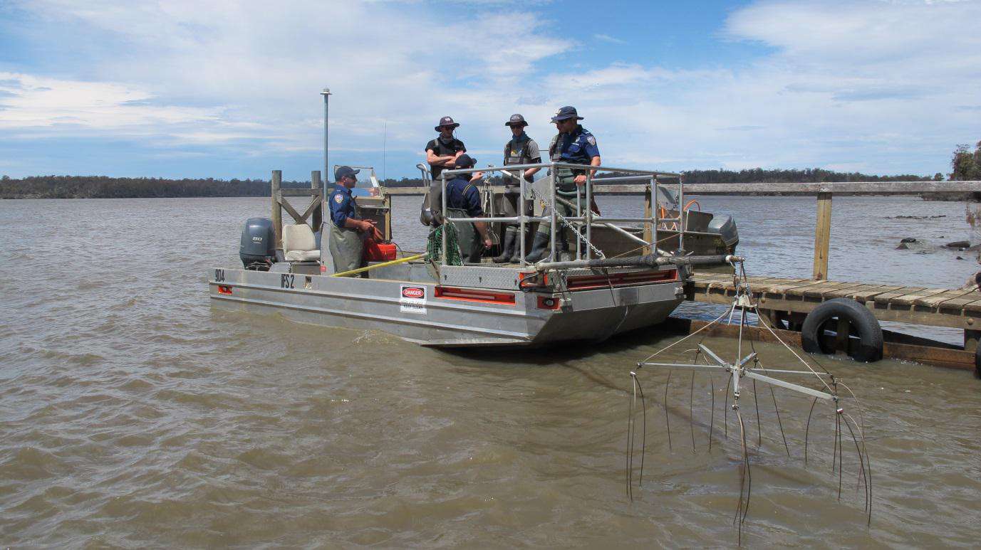 Electrofishing training so we can continue to improve our fisheries