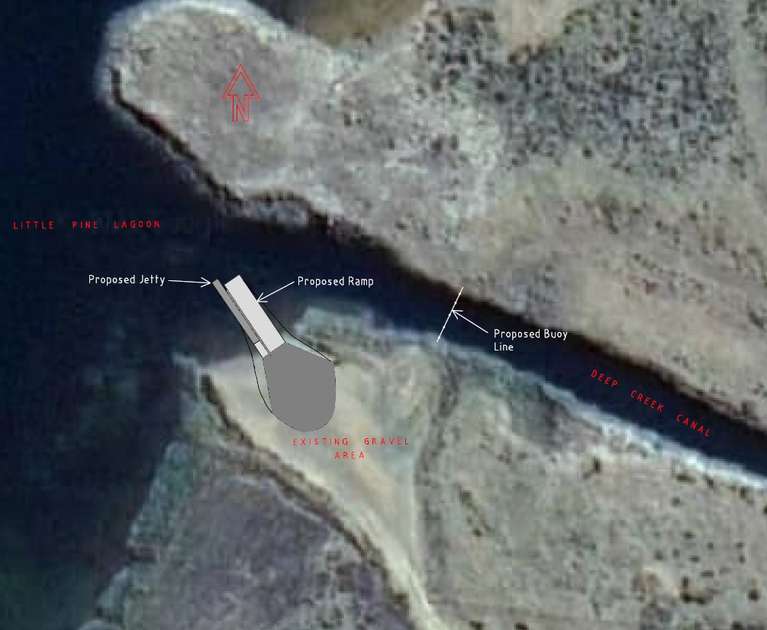 Little Pine Lagoon boat ramp upgrade