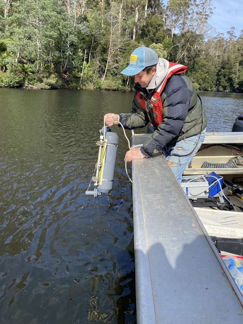 eDNA sampling for Estuary Perch in the Arthur River