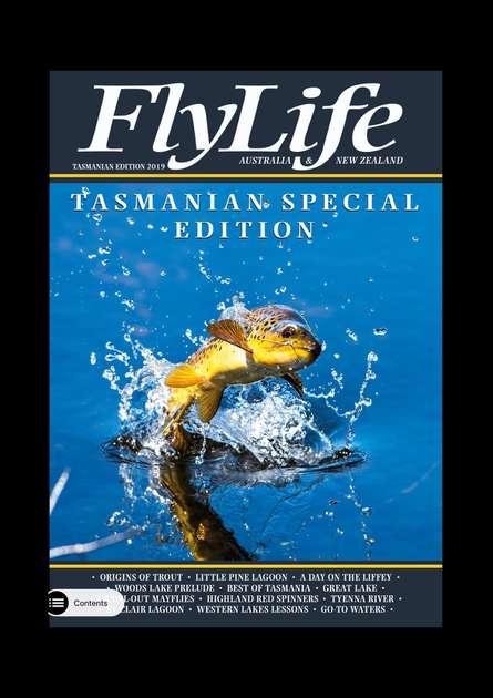 Special "Free" Electronic Edition FlyLife Promotes Tasmanian Trout Fishing