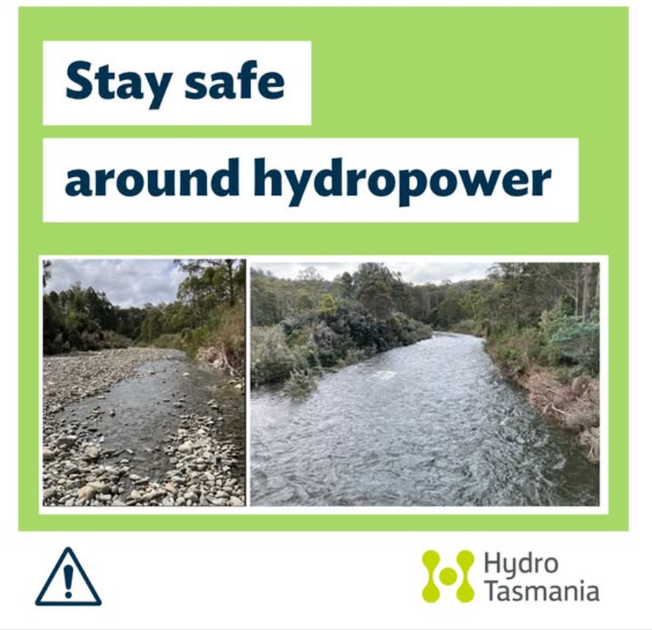 Be safe around Hydro Tasmania sites