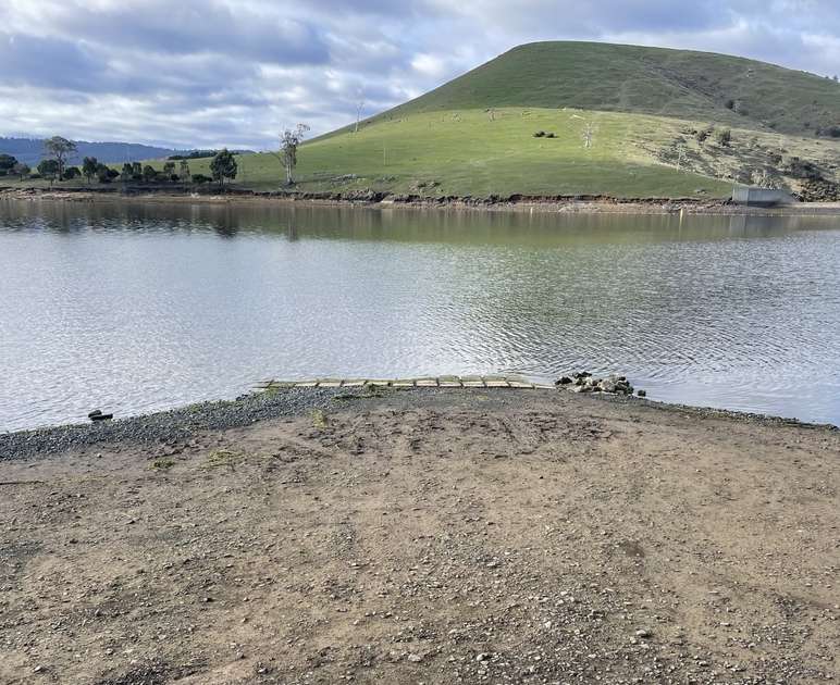 Craigbourne Lake low level boat ramp
