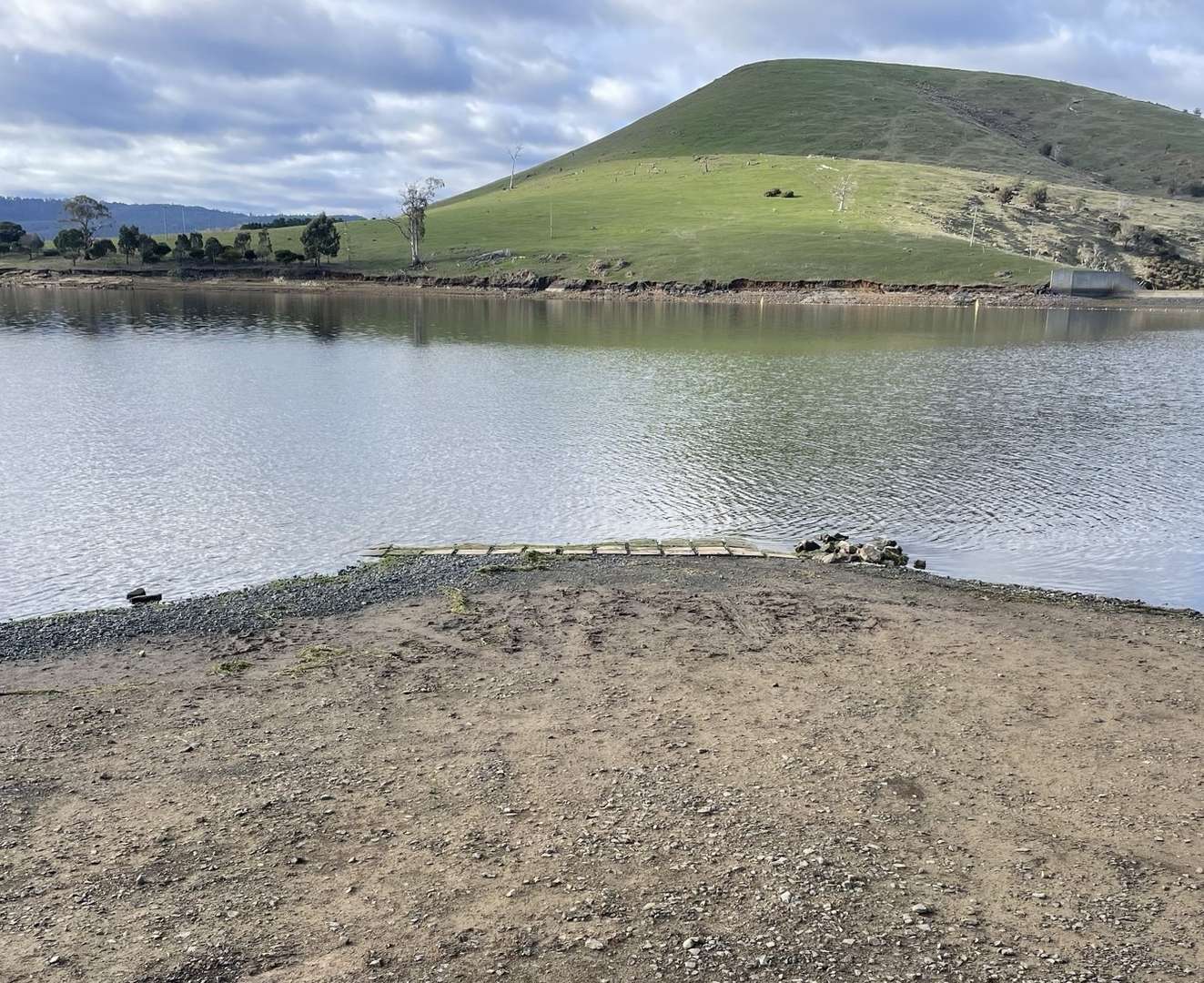 Craigbourne Lake low level boat ramp