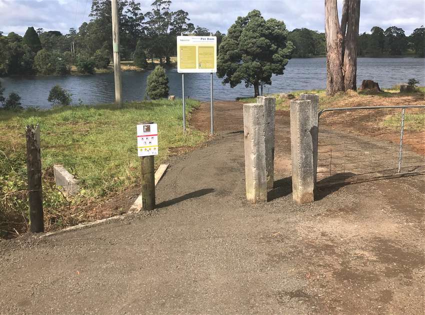 Pet Reservoir - access works complete