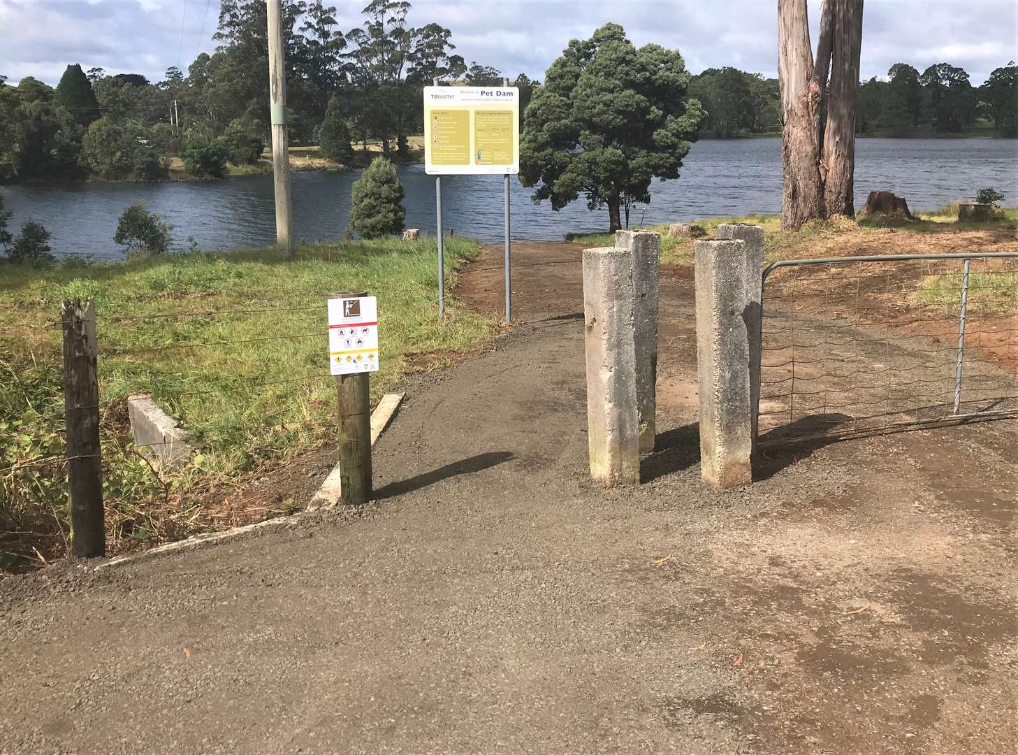 Pet Reservoir - access works complete