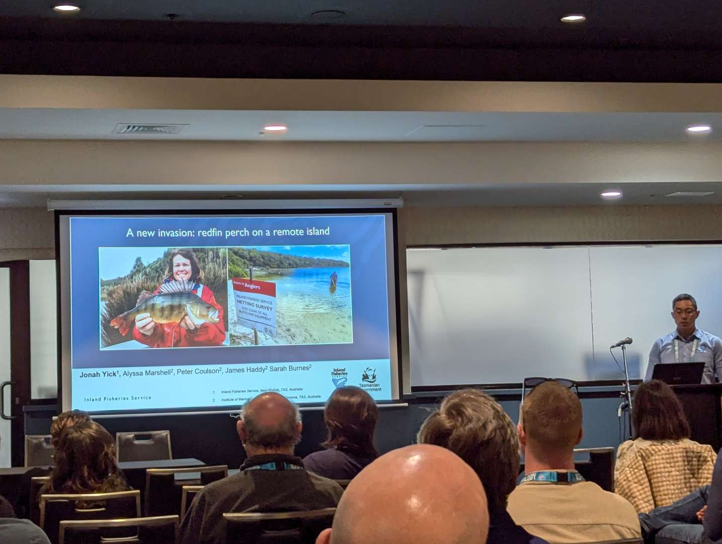 Inland Fisheries Service presents at national fish biology conference