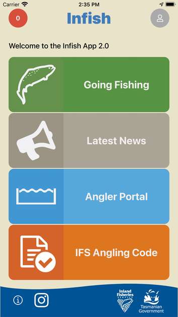 Do you have the latest version of the Infish App. 2.0?