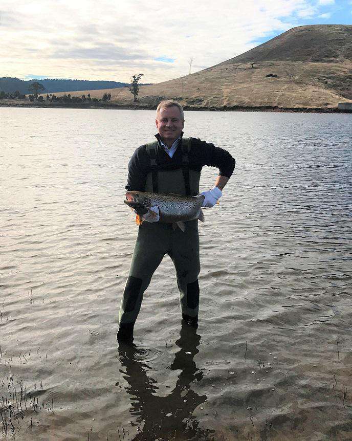 Trout and salmon for Craigbourne Dam