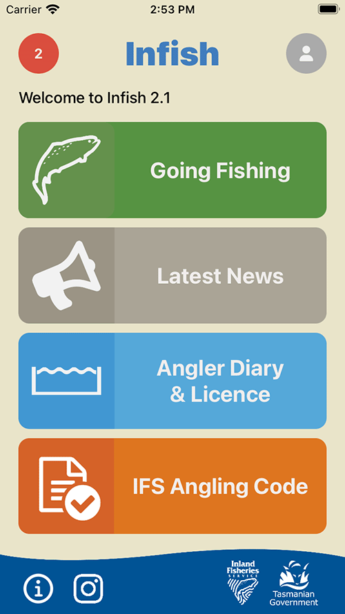 Infish Mobile App 2.0 - Inland Fisheries Service