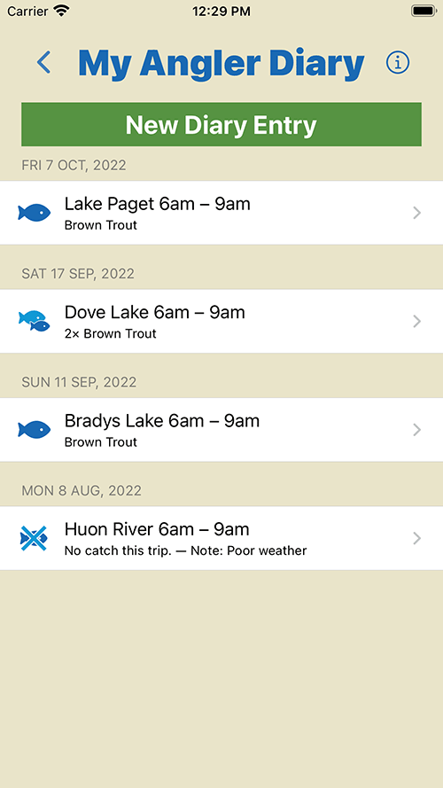 Infish Mobile App 2.0 - Inland Fisheries Service