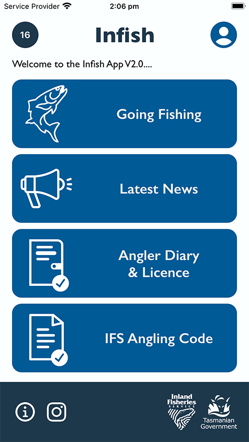 Infish Mobile App 2.0 - Inland Fisheries Service